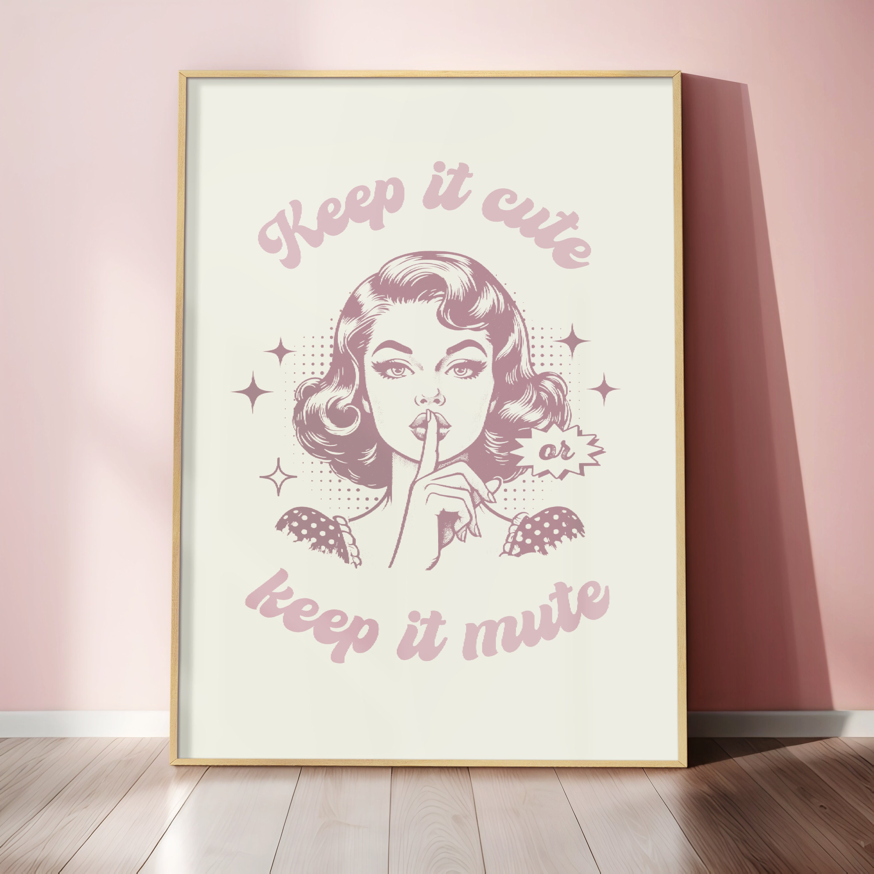 Retro Pin up Girl Printable Wall Art | Sexy Pin up Wall Print | Pinup ...