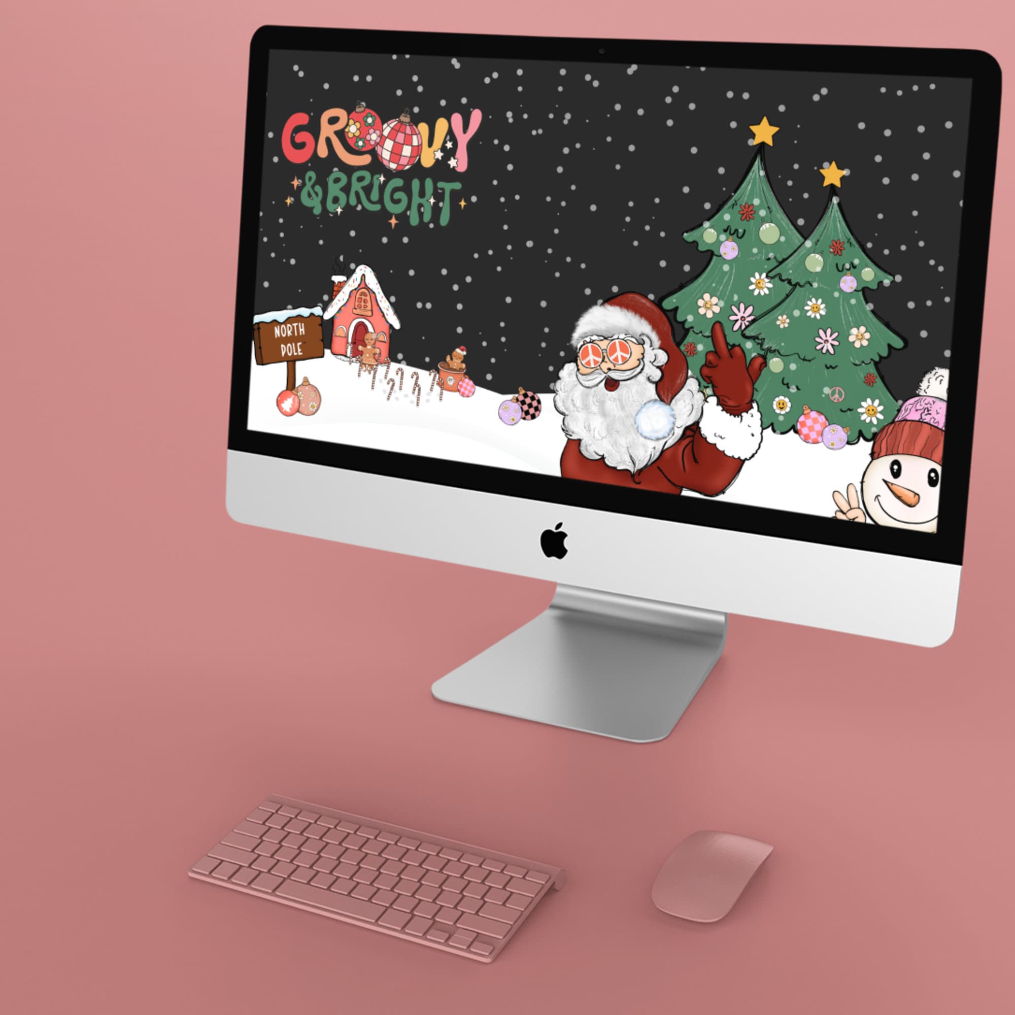 Funny Christmas Laptop Desktop Wallpaper | MacBook Wallpapers | Desktop ...