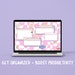 Desktop Icon Organizer Retro Pink | MacBook Wallpaper Organizer | Pink ...