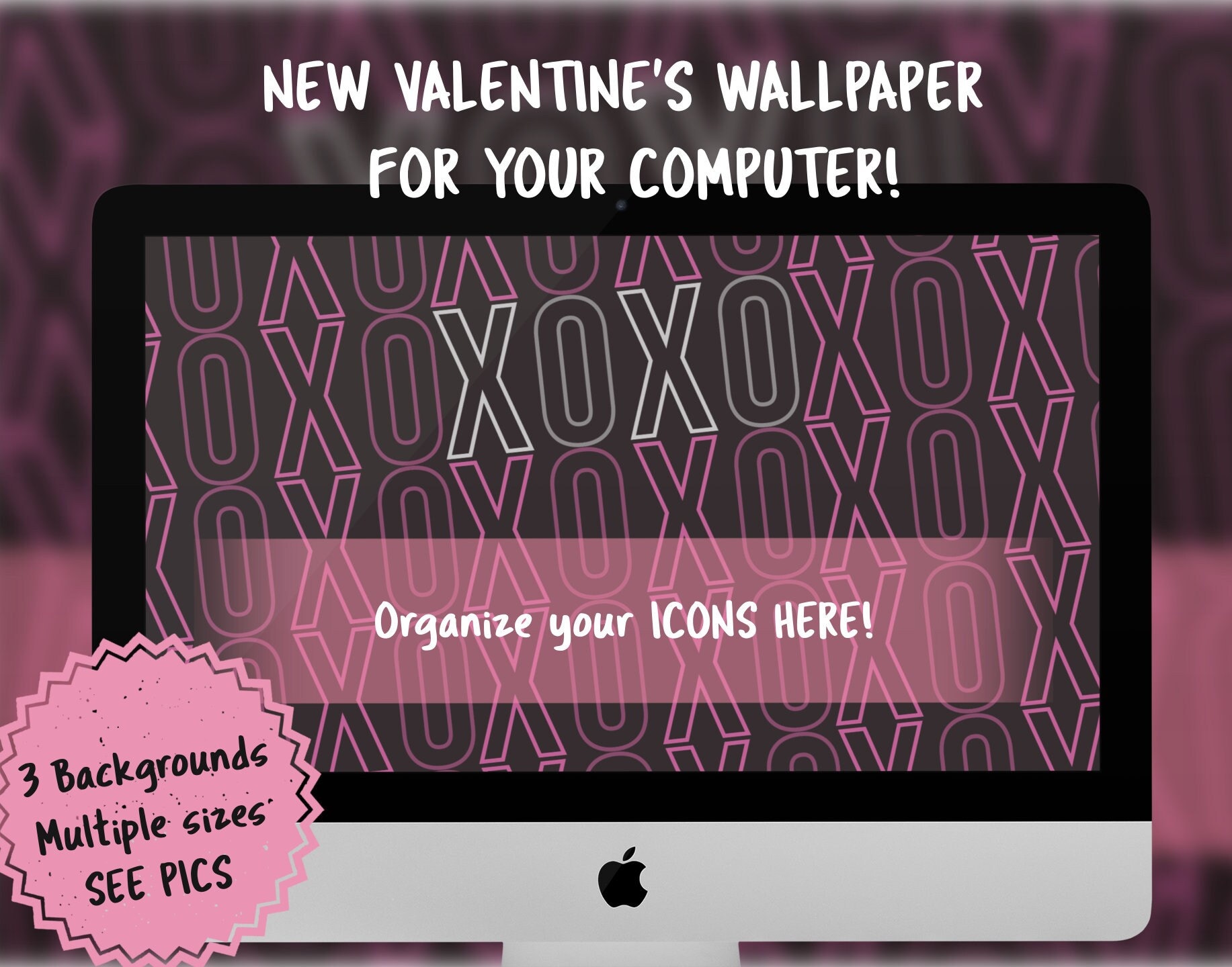 XOXO Desktop Wallpaper Organizer Laptop Wallpaper XOXO Computer ...