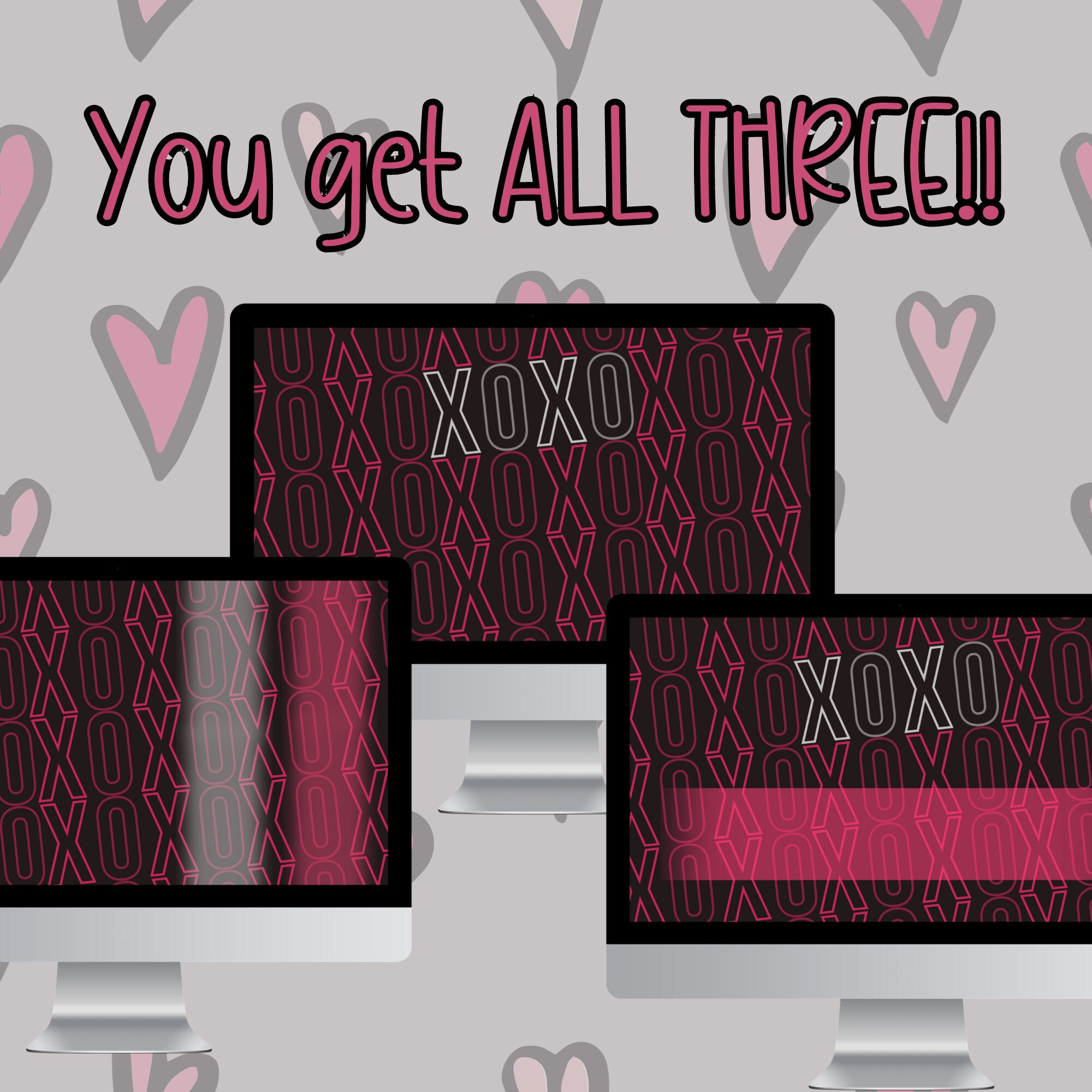 Xoxo Desktop Wallpaper Organizer | Desktop Aesthetic | Computer ...