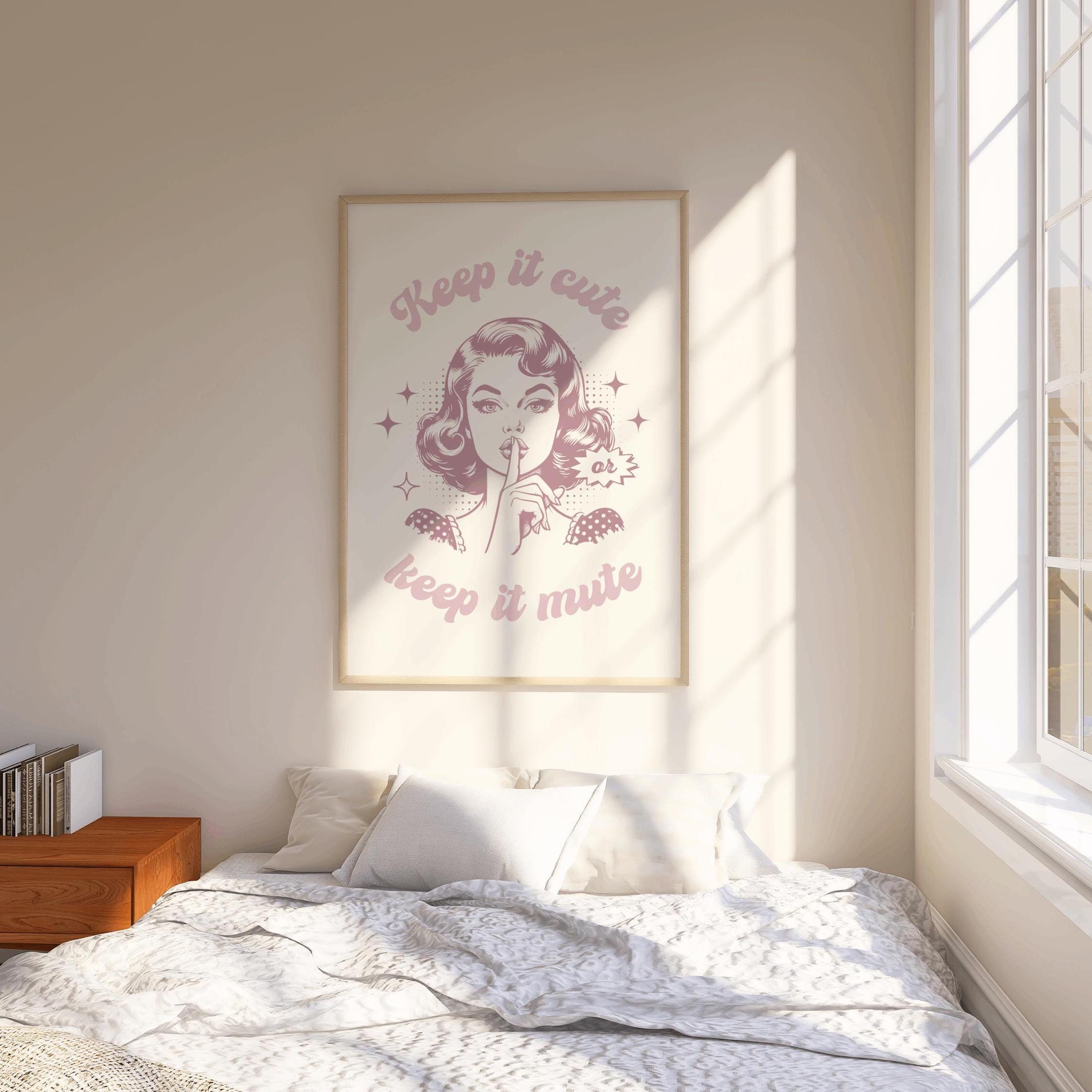 Retro Pin up Girl Printable Wall Art | Sexy Pin up Wall Print | Pinup ...