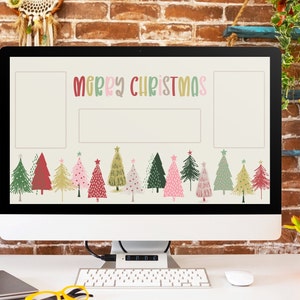 Christmas Desktop Wallpaper Neutral | MacBook Wallpaper | Desktop ...
