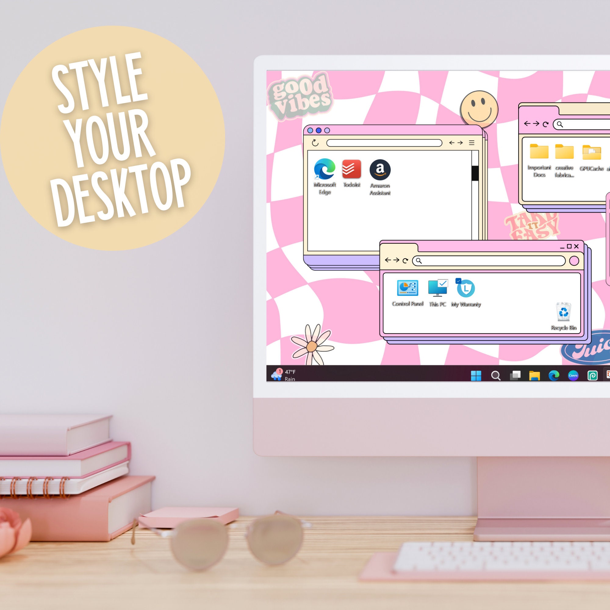 Desktop Organizer Wallpaper | MacBook Aesthetic | | Windows Desktop ...