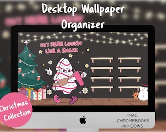 Aesthetic Christmas Laptop Desktop Wallpaper - Etsy Israel