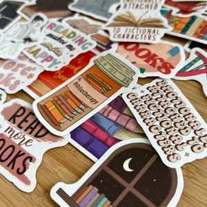 Reading Book Sticker Pack, Waterproof Mystery Sticker Pack, Random Book ...