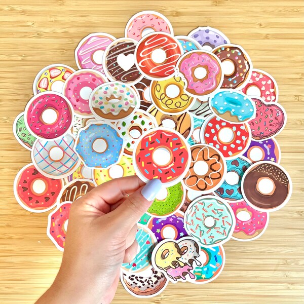 Donut Sticker - Etsy