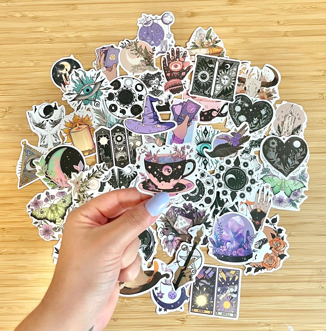 Magical Moon Sticker Pack Mystical Evil Eye Potion Bottle - Etsy