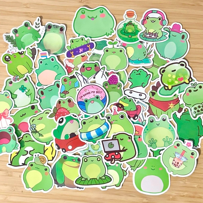 Frog Stickers - Etsy Canada