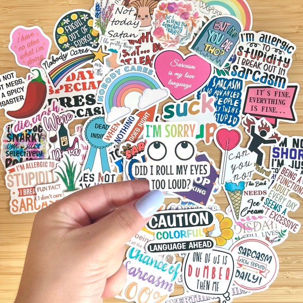 Funny Stickers - Etsy