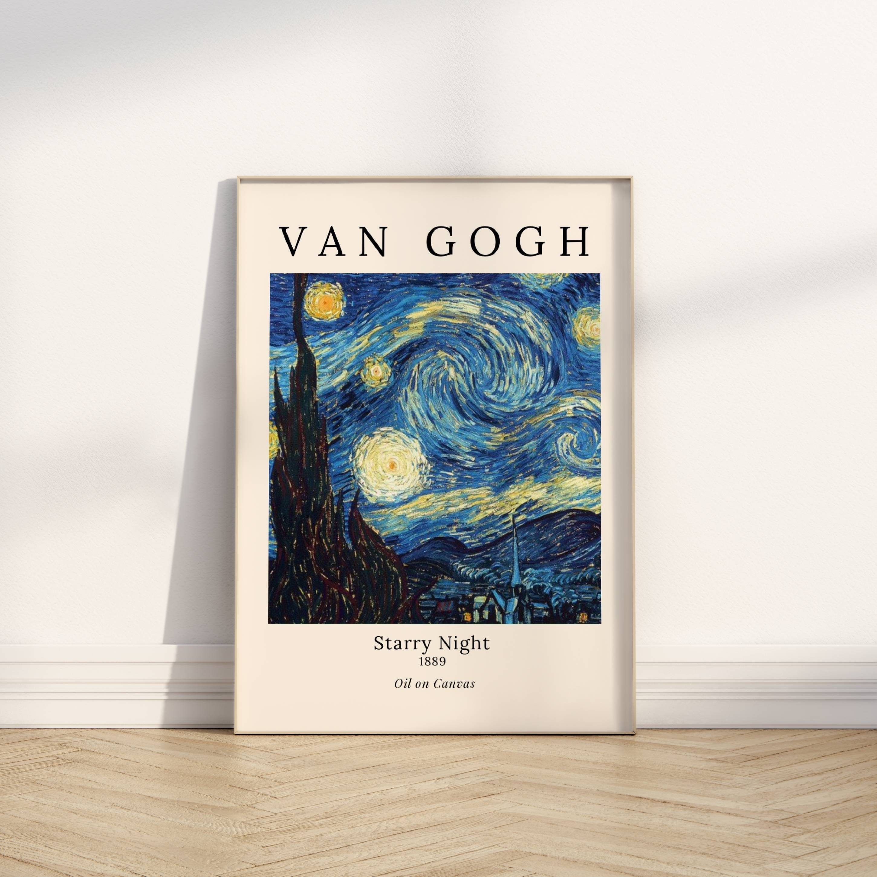 Vincent Van Gogh Print, Van Gogh Printable Art, Starry Night, Fine Art ...