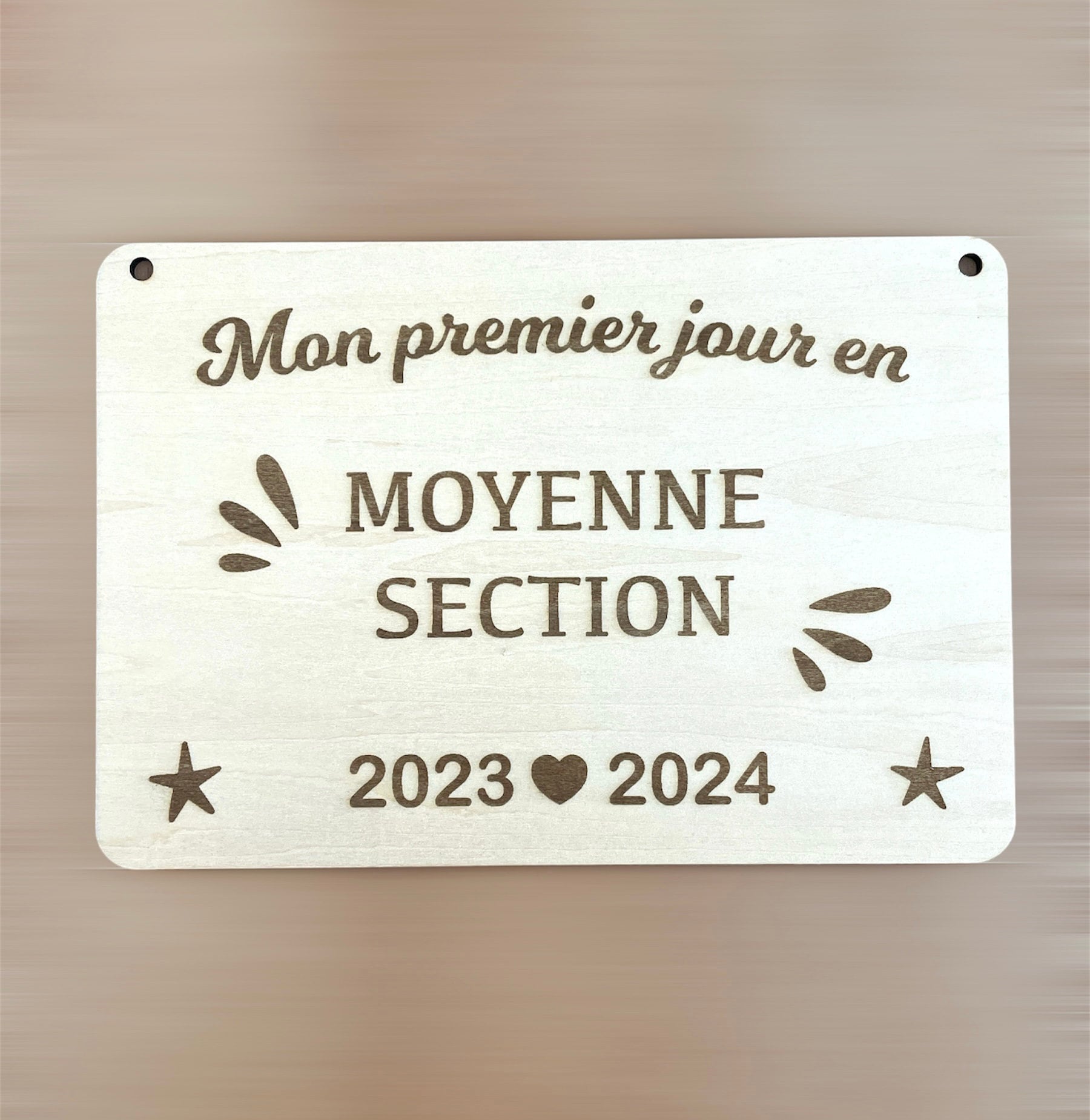 Pancarte rentrée scolaire mon premier jour d'école décoration chambre ...