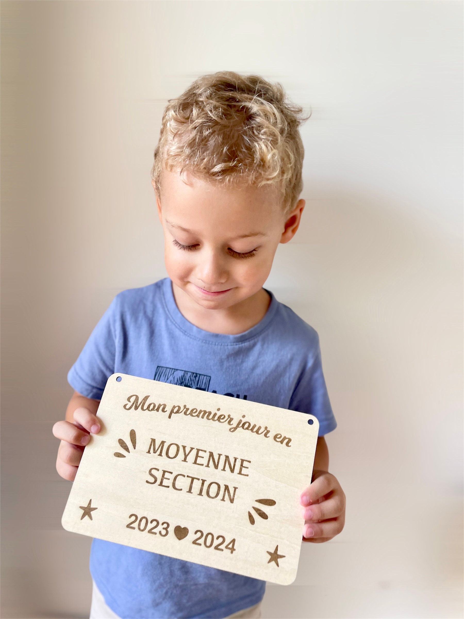 Pancarte rentrée scolaire mon premier jour d'école décoration chambre ...