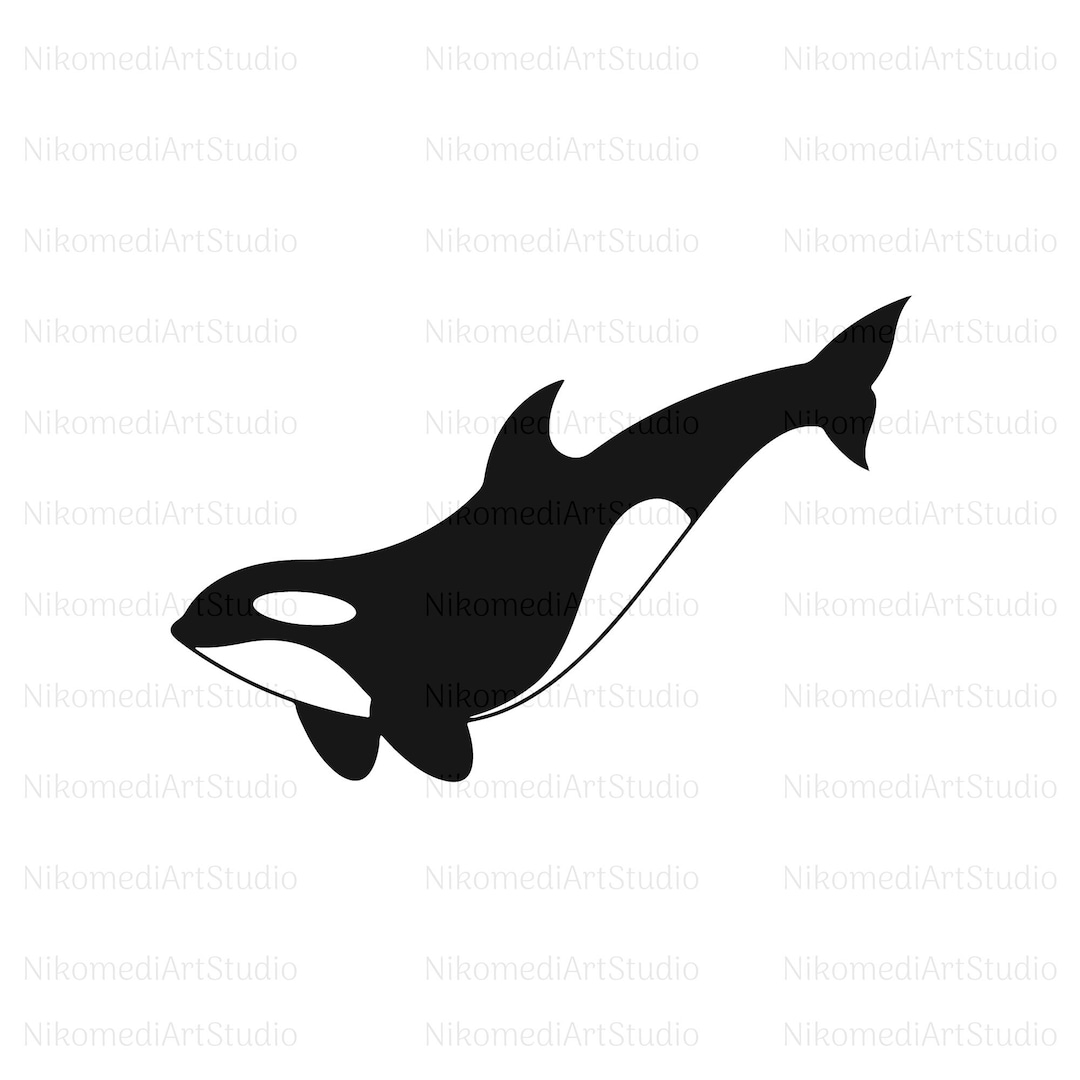 Orca Svg, Orca Cut Files, Commercial Use, Digital Cut File, Orca ...