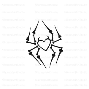 Spider Web Heart SVG Files, Spider Svg, Spider Web Svg, Heart Svg ...