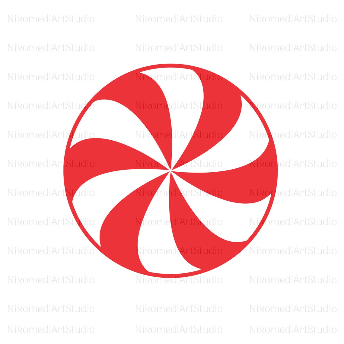 Peppermint Candy SVG Files Holiday Candy Cut Files - Etsy