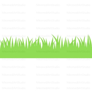 Grass - SVG PNG JPG Pdf Ai - Digital Cut File, Commercial Use, Instant ...