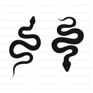 Snake SVG, Reptile SVG, Snake Silhouette SVG, Snake Bundle Svg, Instant ...