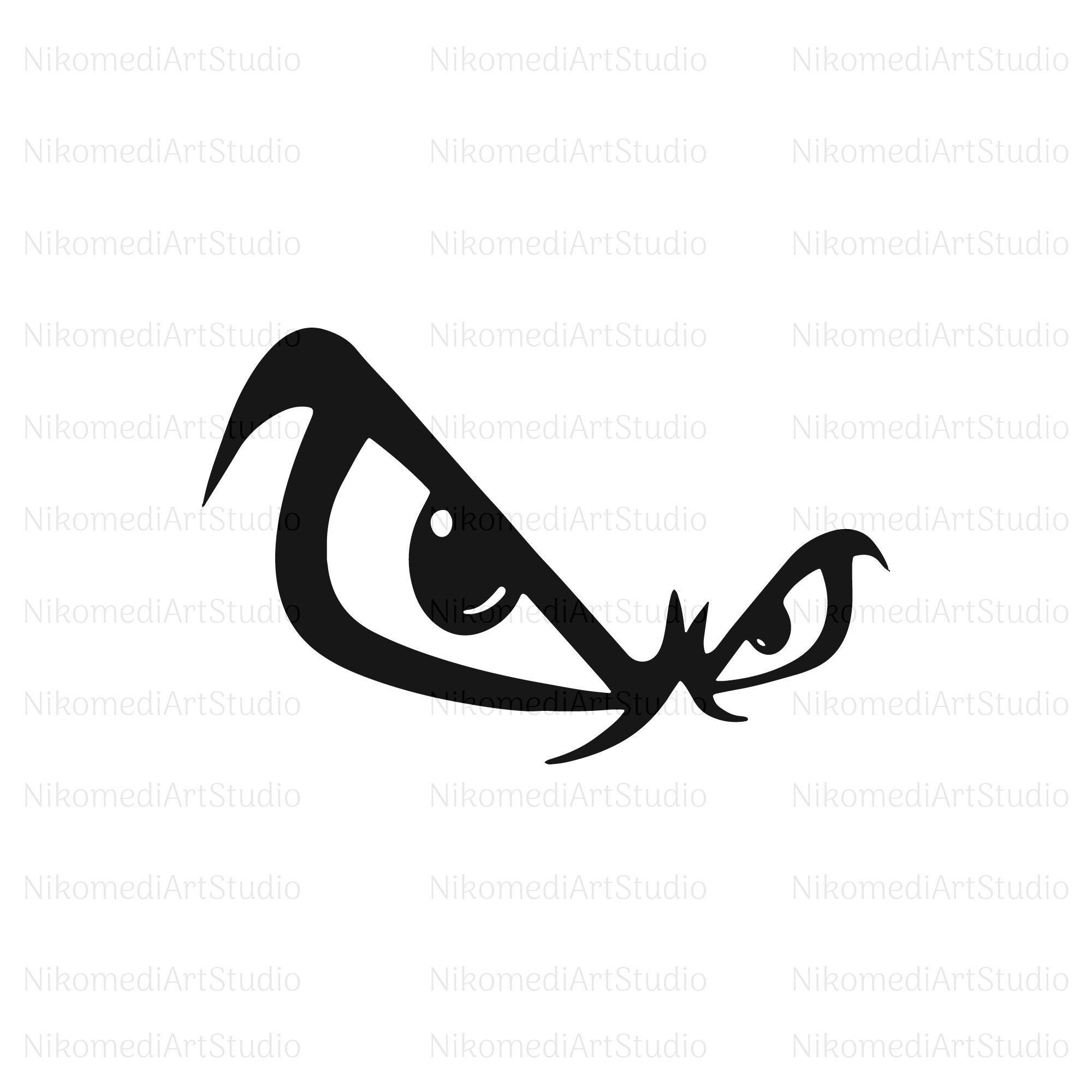 Mean Eyes Clip Art