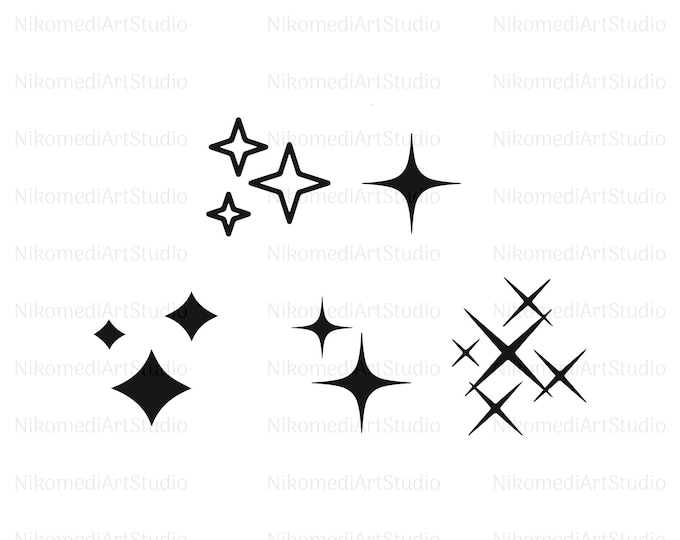 Sparkle Stars Svg Sparkle Stars Cut File Sparkle Stars Png Sparkle Stars Jpg - Etsy Canada
