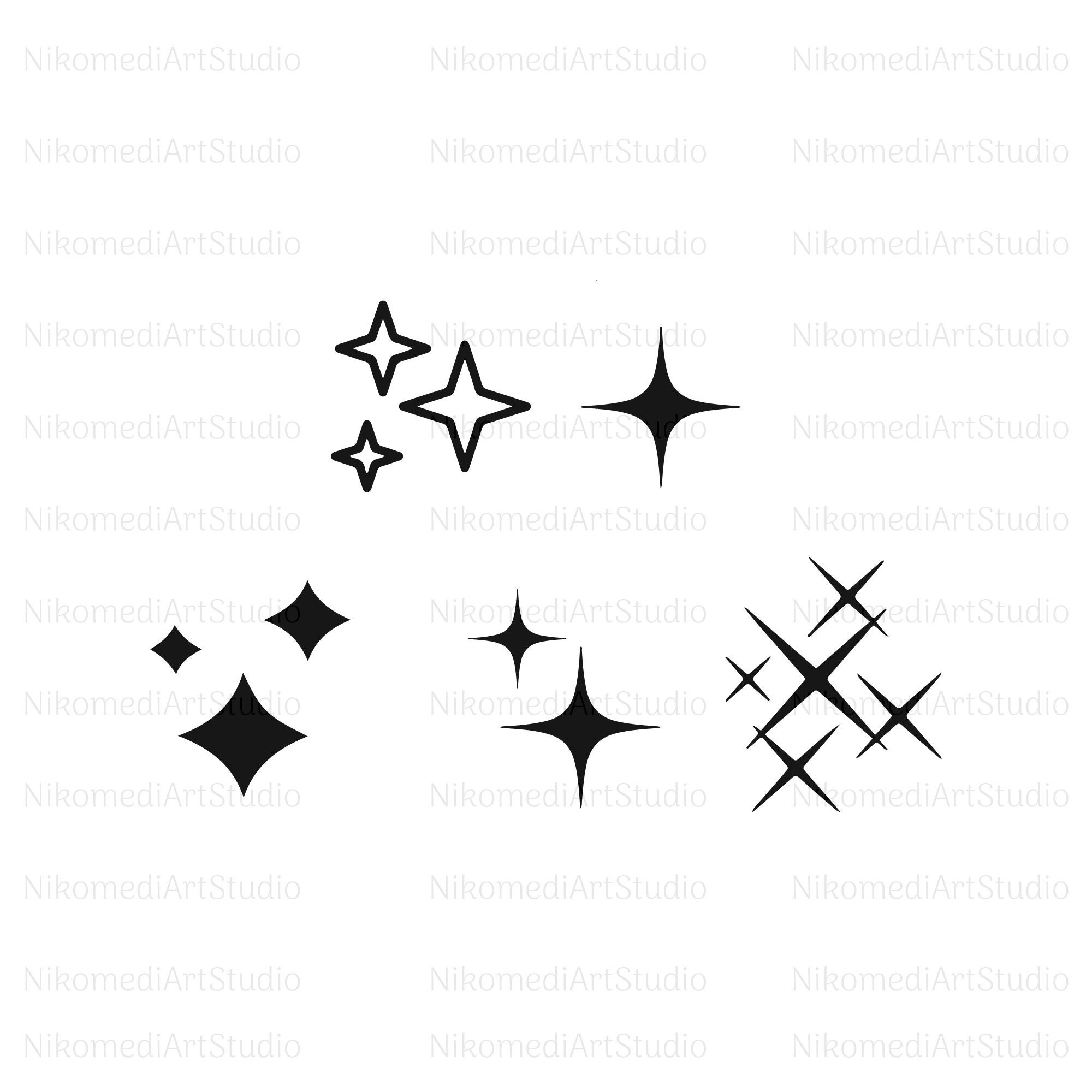 Sparkle Svg Sparkle Png Star Svg Star Png Sparkle Stars - Etsy Singapore
