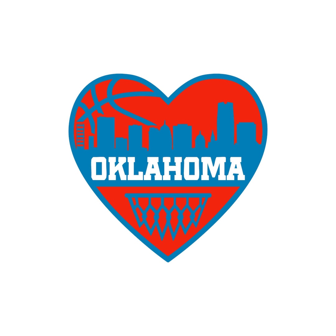 Oklahoma City Svg, Basketball Svg, OKC Basketball Digital File ...