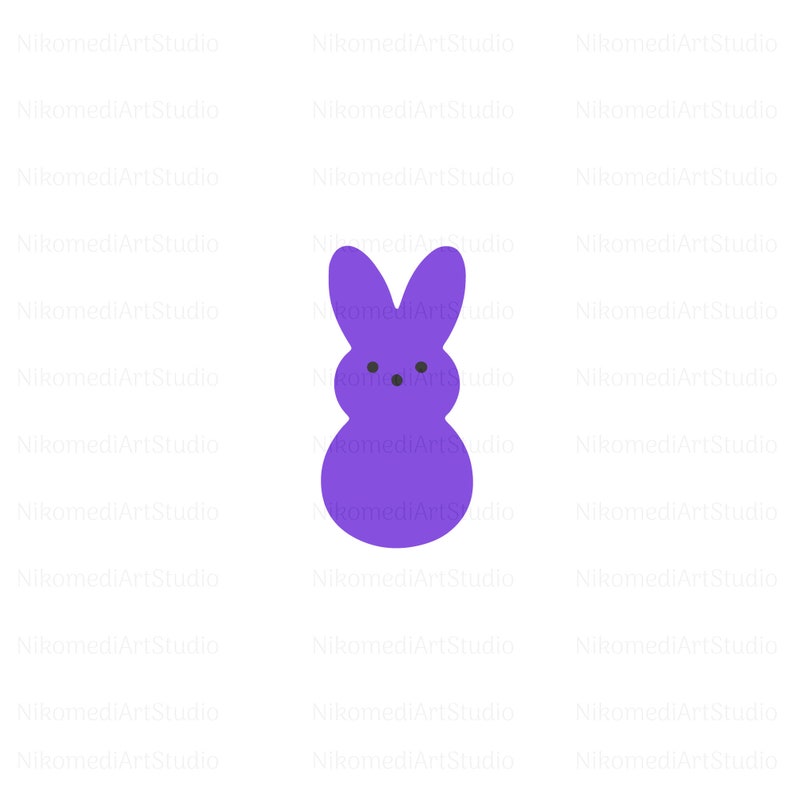 Easter Bunny Peeps PNG JPG Svg Cricut Embroid Blue Red Pink - Etsy