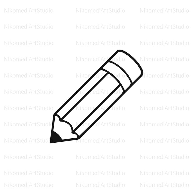 Pencil SVG - Pencil Clipart SVG - School SVG - Digital Download ...