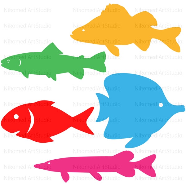 Fish Svg - Etsy