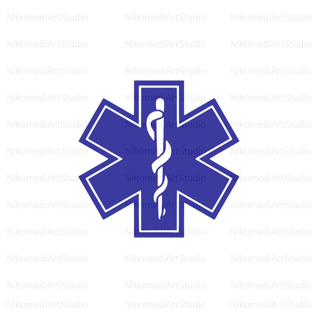 Star of Life EMS Paramedic Svg EMT Svg Medical Symbol Svg Star of Life ...