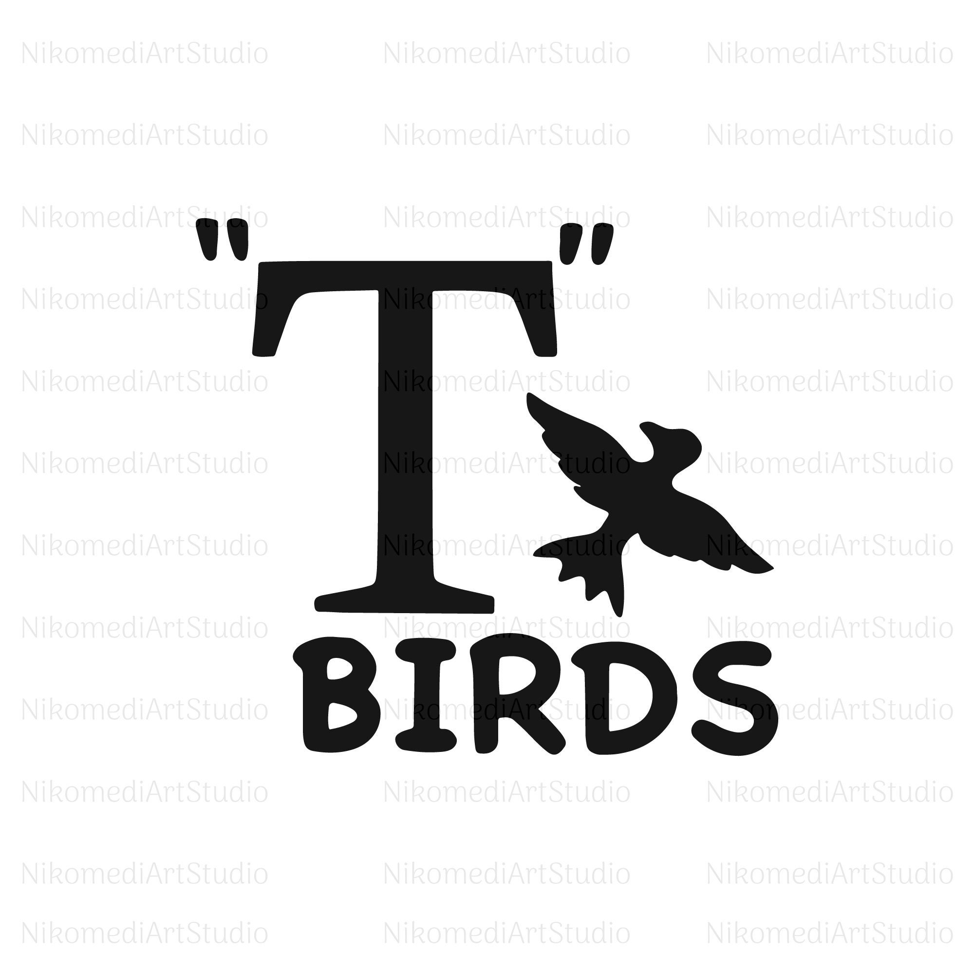 T-birds SVG Cut File Cricut Silhoutte - Etsy UK