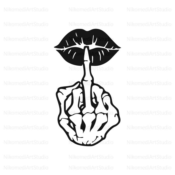 Middle Finger Svg - Etsy