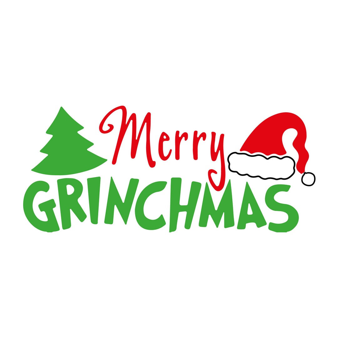 Merry Grinchmas SVG, Christmas SVG, Grinch Svg, Merry Christmas SVG ...