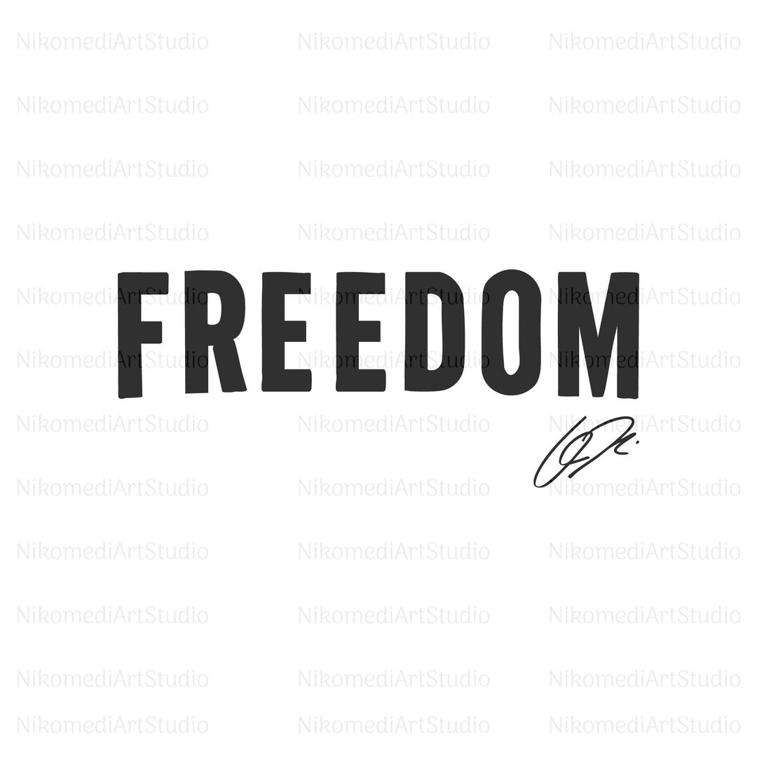 Freedom Svg, Freedom T-shirt Design, Charlie Kirk Freedom Png, Freedom ...