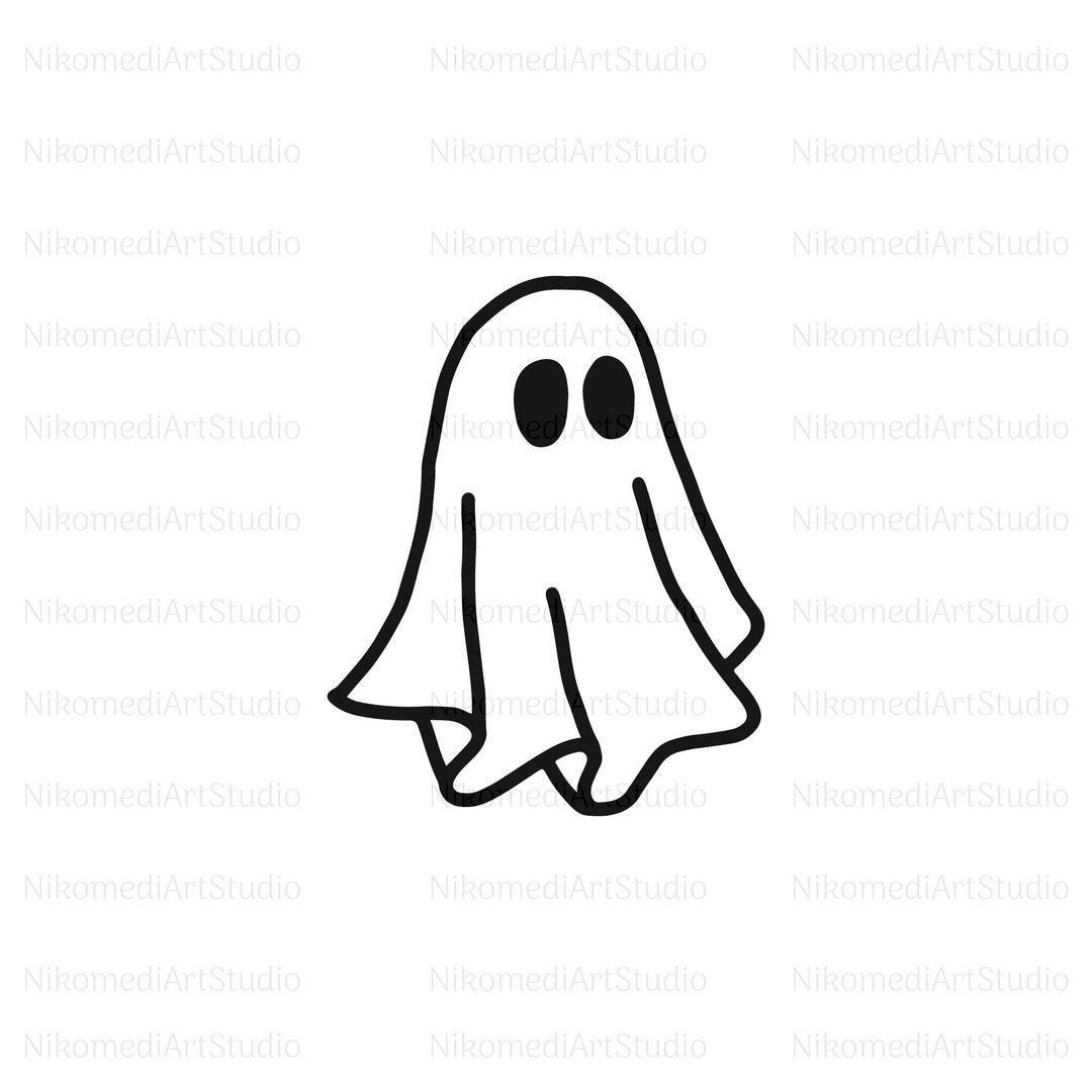 Ghost Svg Ghost Clipart Cute Ghost Svg Boo Svg Svg Files For Cricut Jpegpngaipdf Etsy