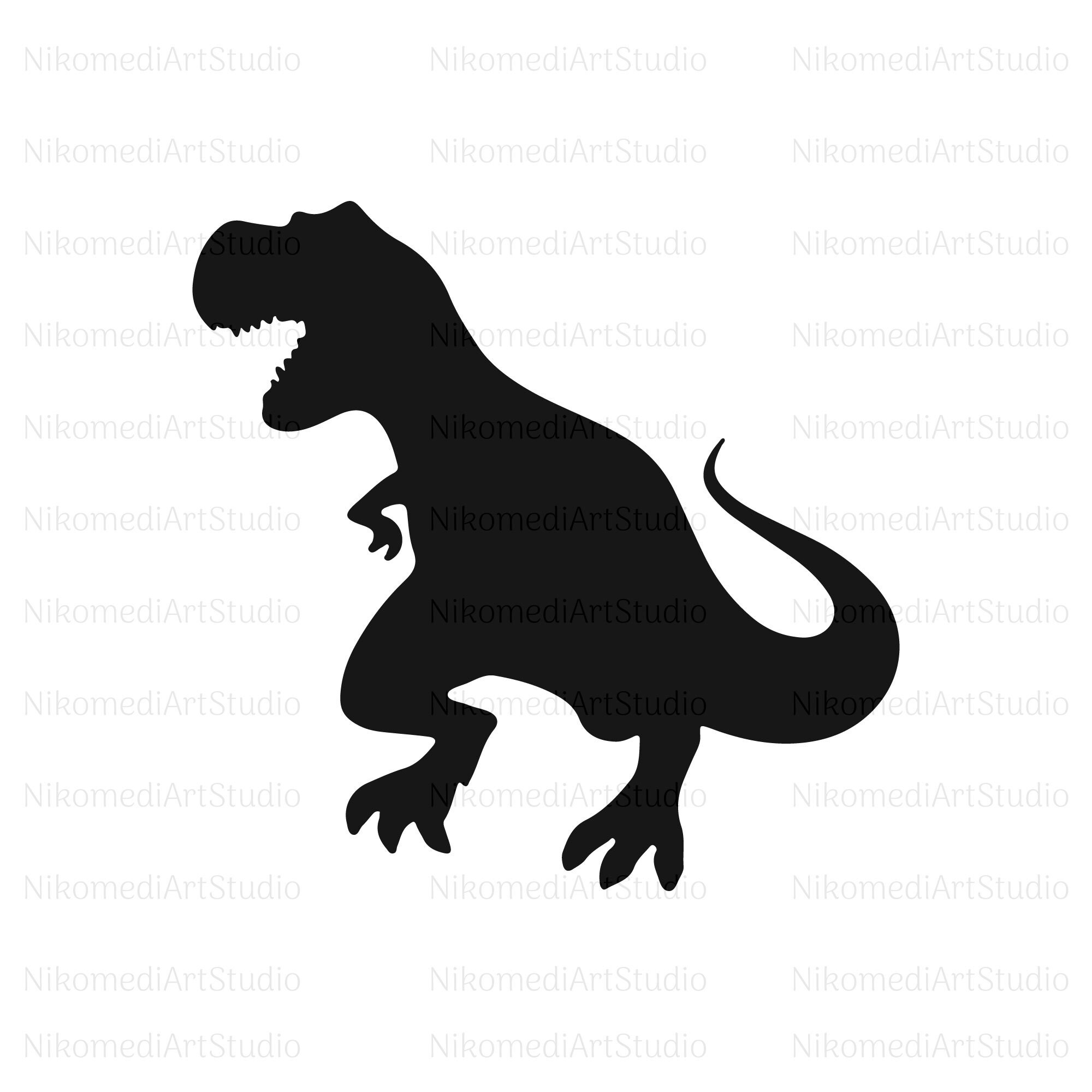 Dinosaur Svg Bundle | Dinosaur Clipart Png | Dinosaur Silhouette Svg ...