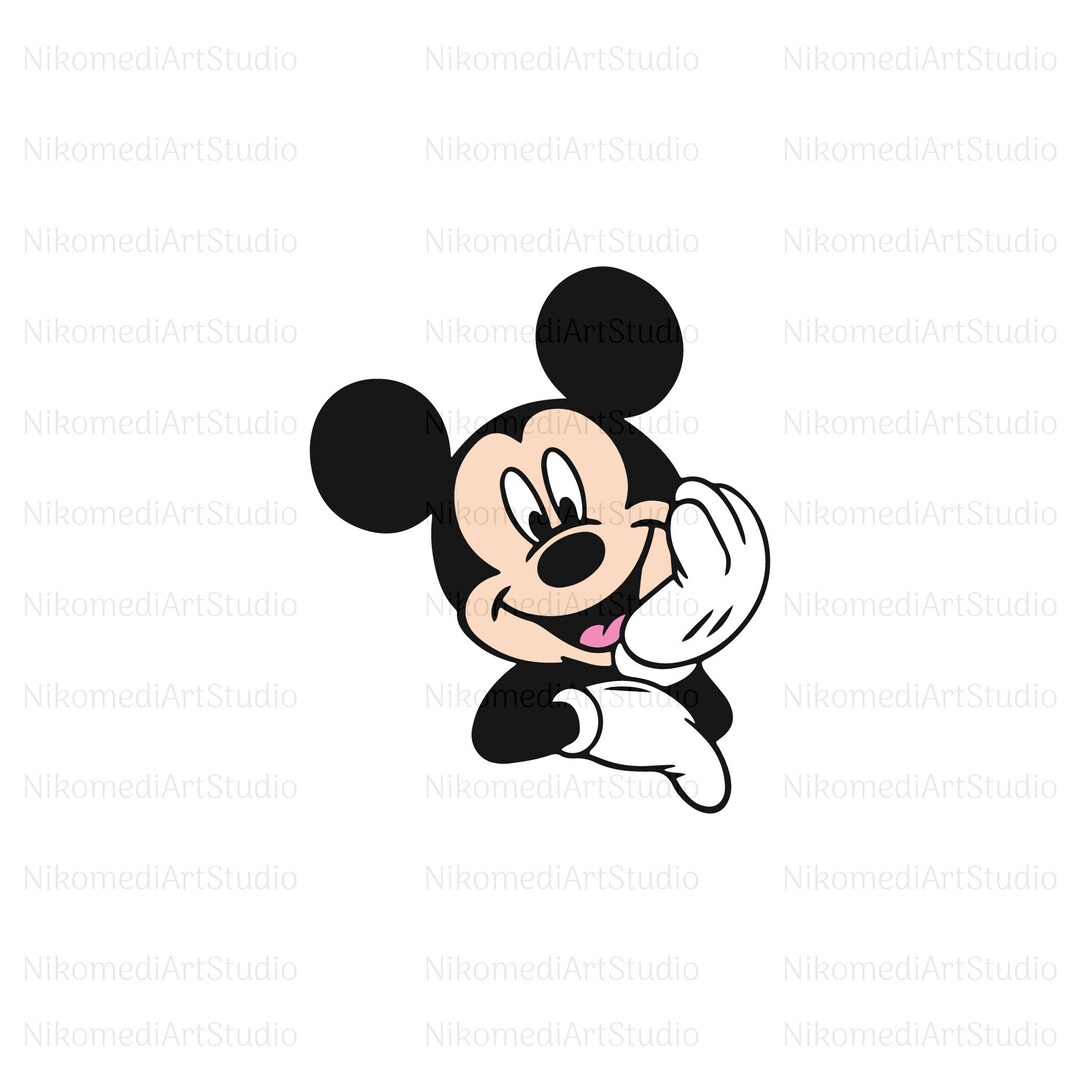 Mickey Mouse SVG, Layered Head Svg, Disneyland Cricut SVG File ...