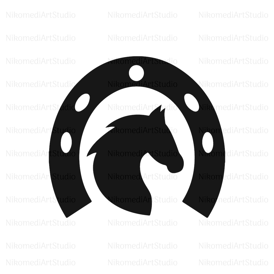 Horseshoe SVG Files Horse Shoe Cut Files Horseshoe Vector - Etsy