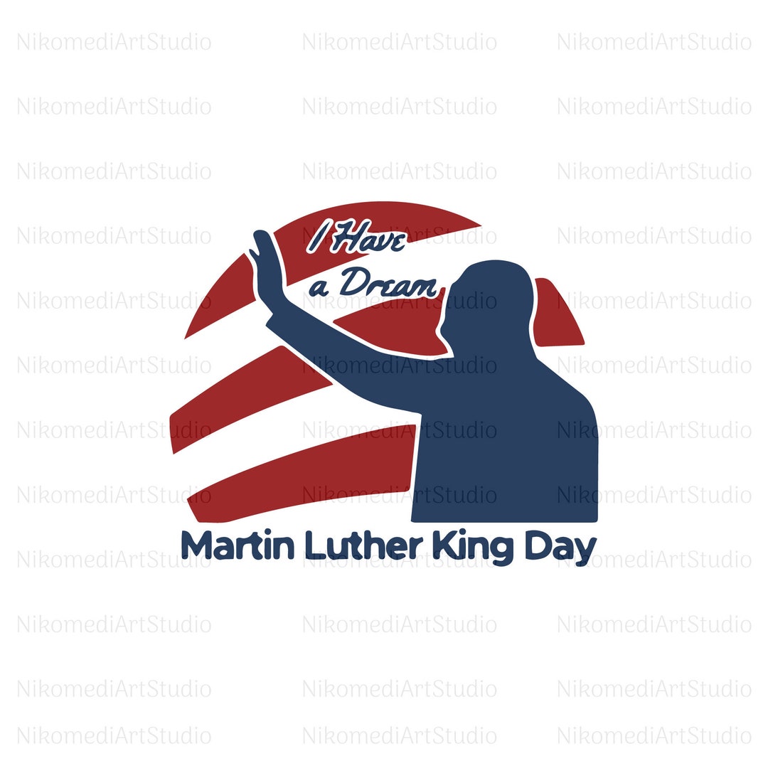 Martin Luther King Jr Svg MLK Svg Martin Luther King Svg - Etsy