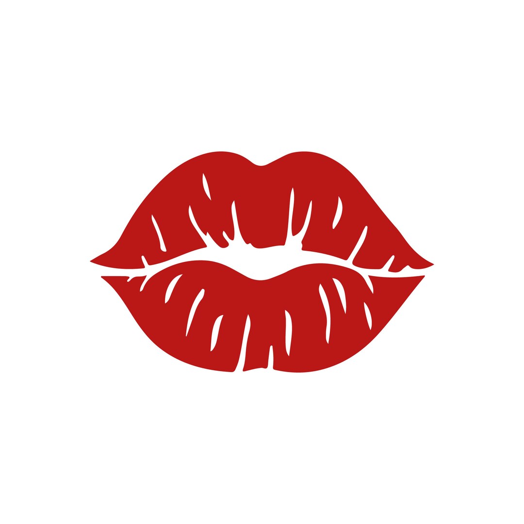 Lips Svg, Red Lips Svg, Kiss Svg, American Lips Svg, Kiss Design, Cricut and Silhouette - Etsy