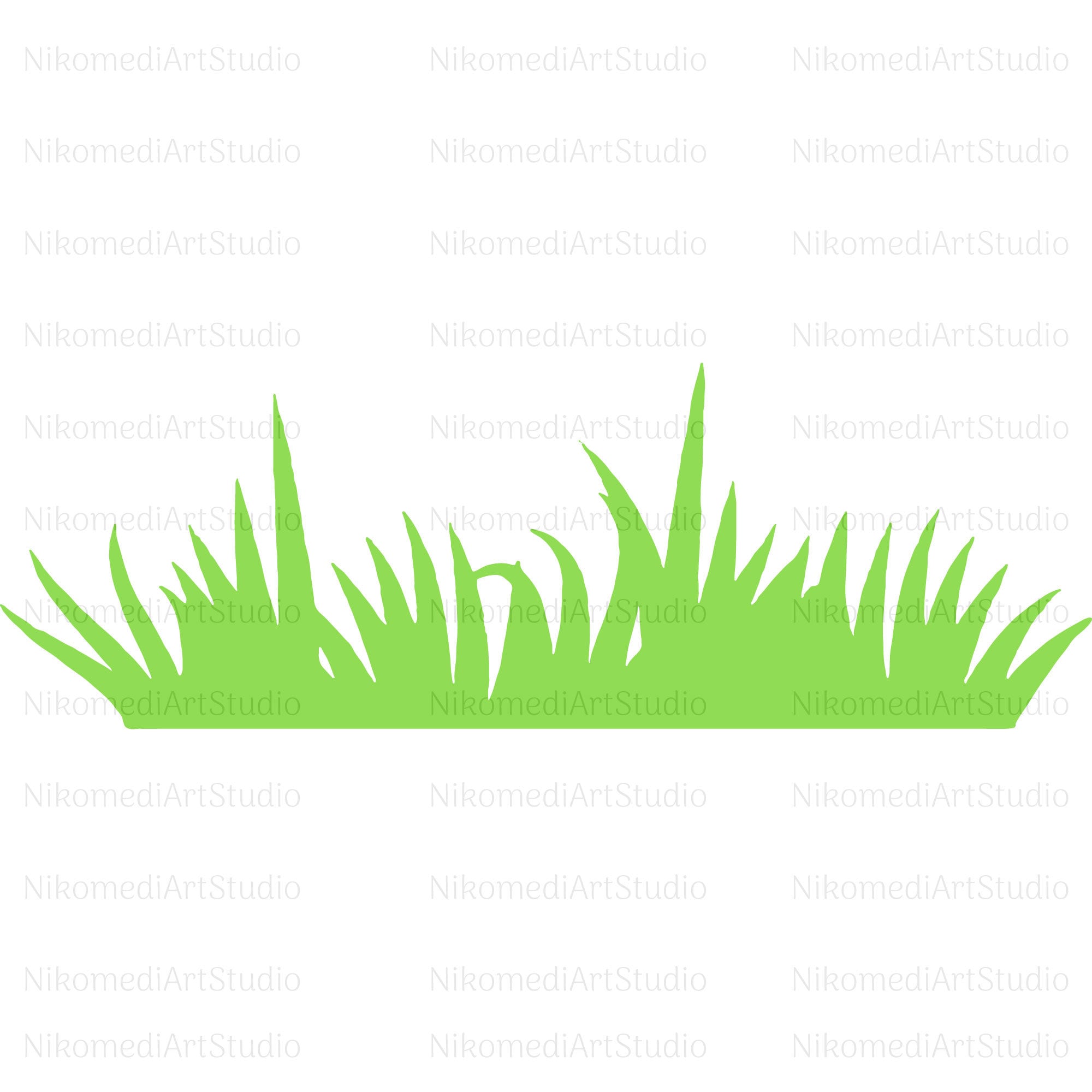 Grass SVG PNG JPG Pdf Ai Digital Cut File Commercial Use - Etsy UK