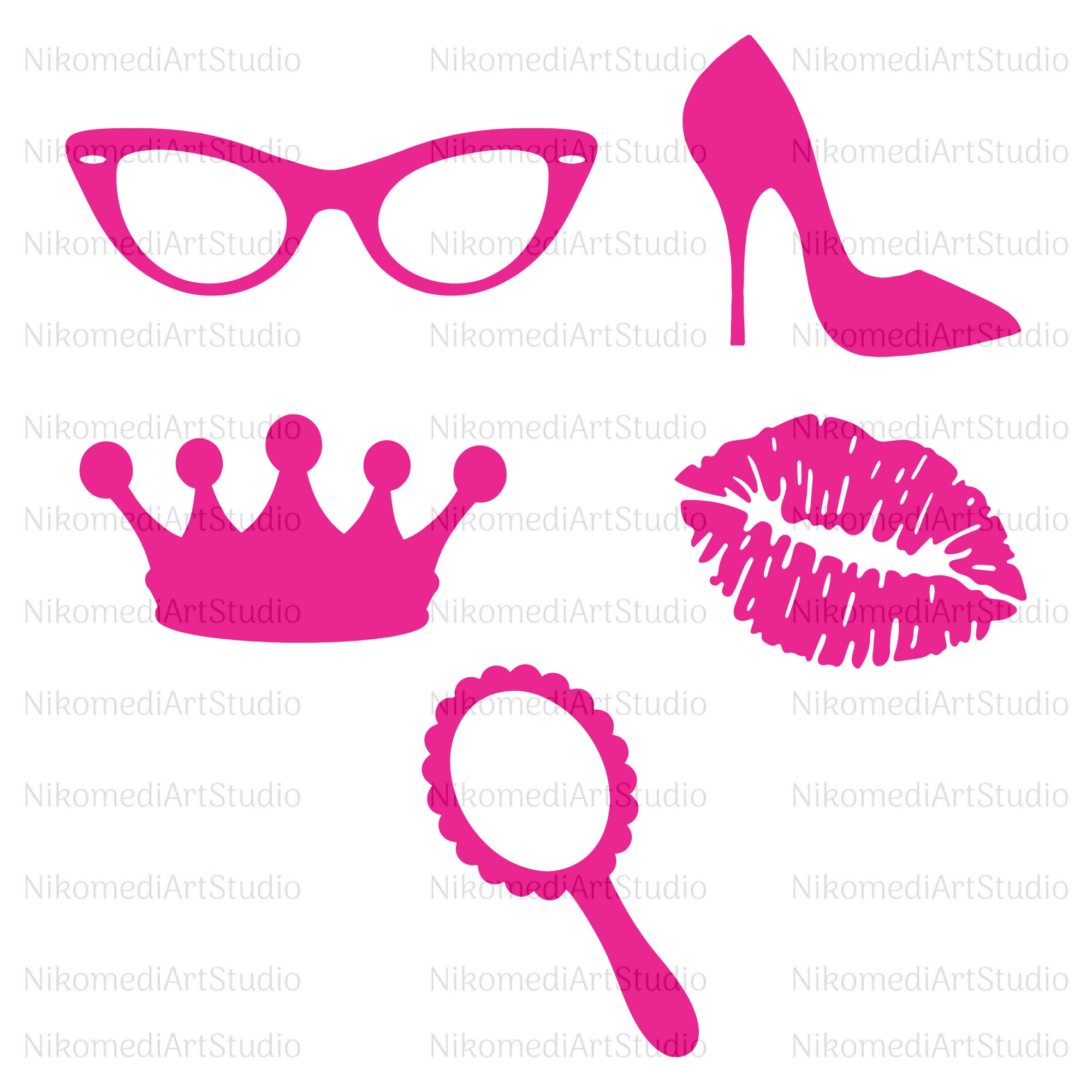 Barbie Silhouette With Crown