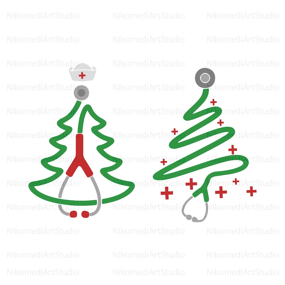 Merry Christmas Stethoscope Svg, Merry Christmas Stethoscope Sweatshirt ...
