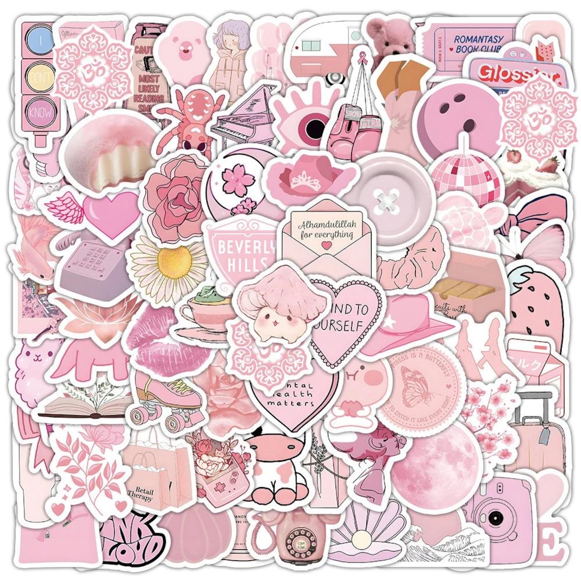 10/50/100PCS Kawaii Pastel Stickers With Adorable Designs| Ins Style ...
