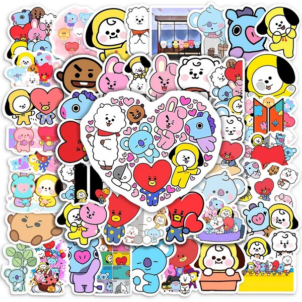 Bt21 Stickers - Etsy