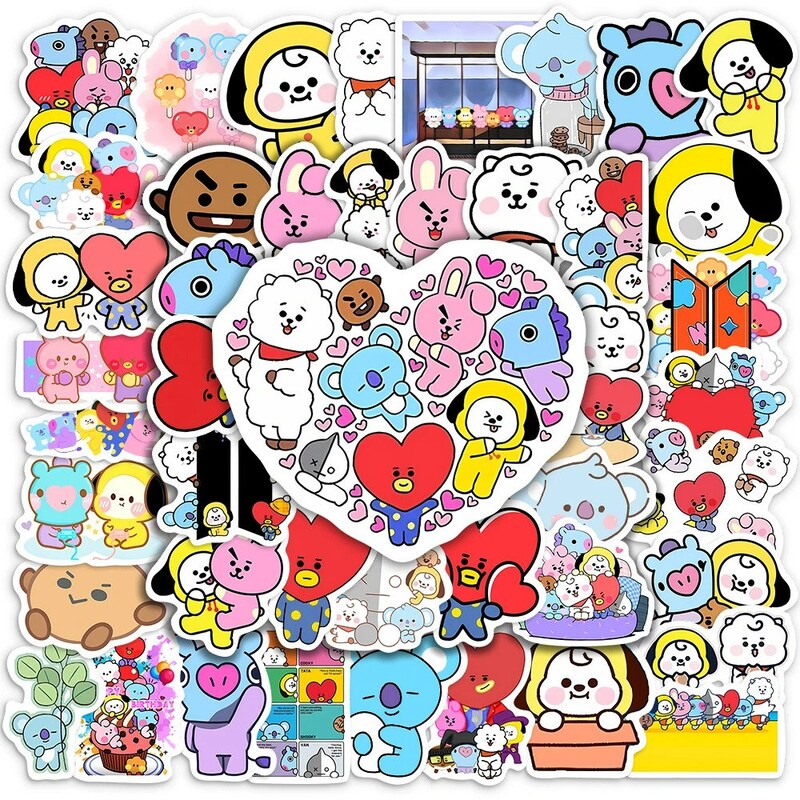 Bt21 Stickers - Etsy