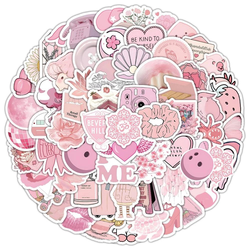 10/50/100PCS Kawaii Pastel Stickers With Adorable Designs| Ins Style ...