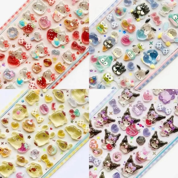 Puffy Stickers - Etsy UK