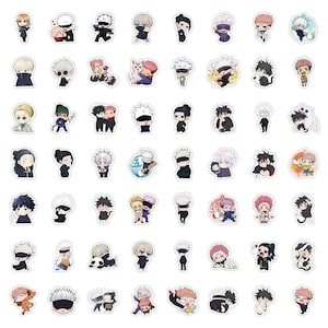 10/30/50/100PCS Chibi Jujutsu Kaisen Sticker | Kawaii Anime Decal ...