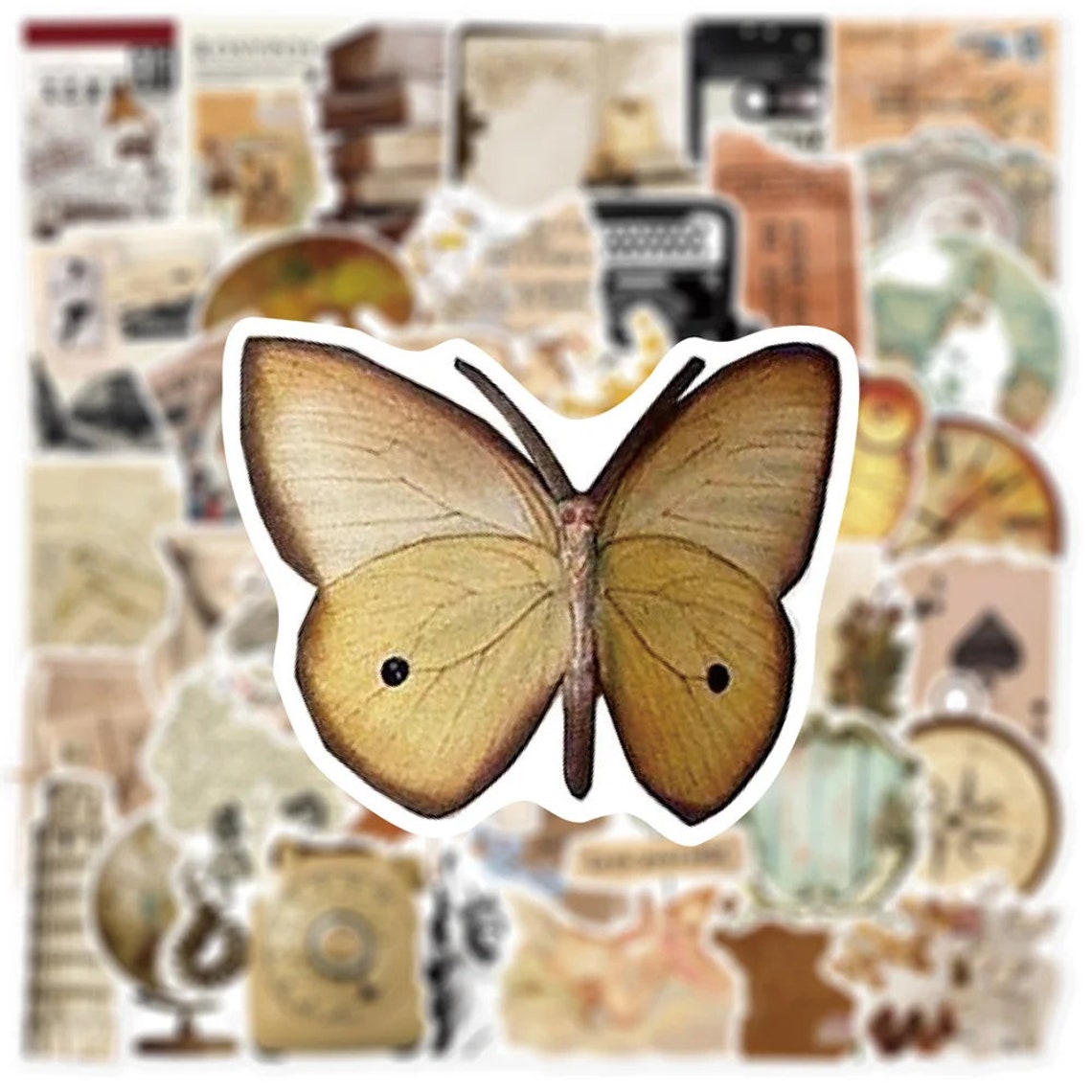10/30/50PCS Vintage Art Bohemian Stickers / Aesthetic Retro Boho ...